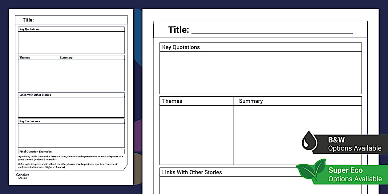 Scottish Secondary School Template | Twinkl Resources
