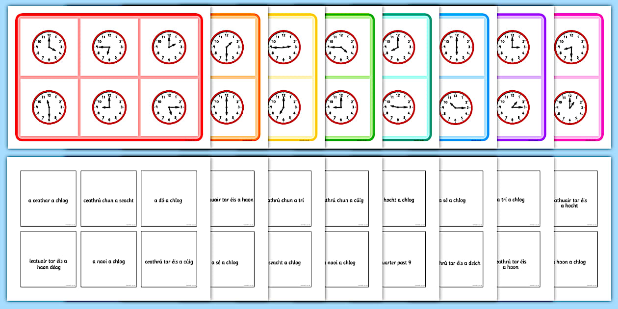 Mixed Time Bingo-Irish - Requests (teacher made) - Twinkl