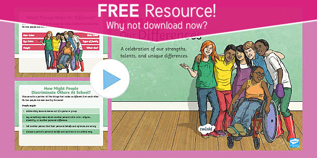 FREE Embrace Our Differences Diversity Powerpoint | Twinkl