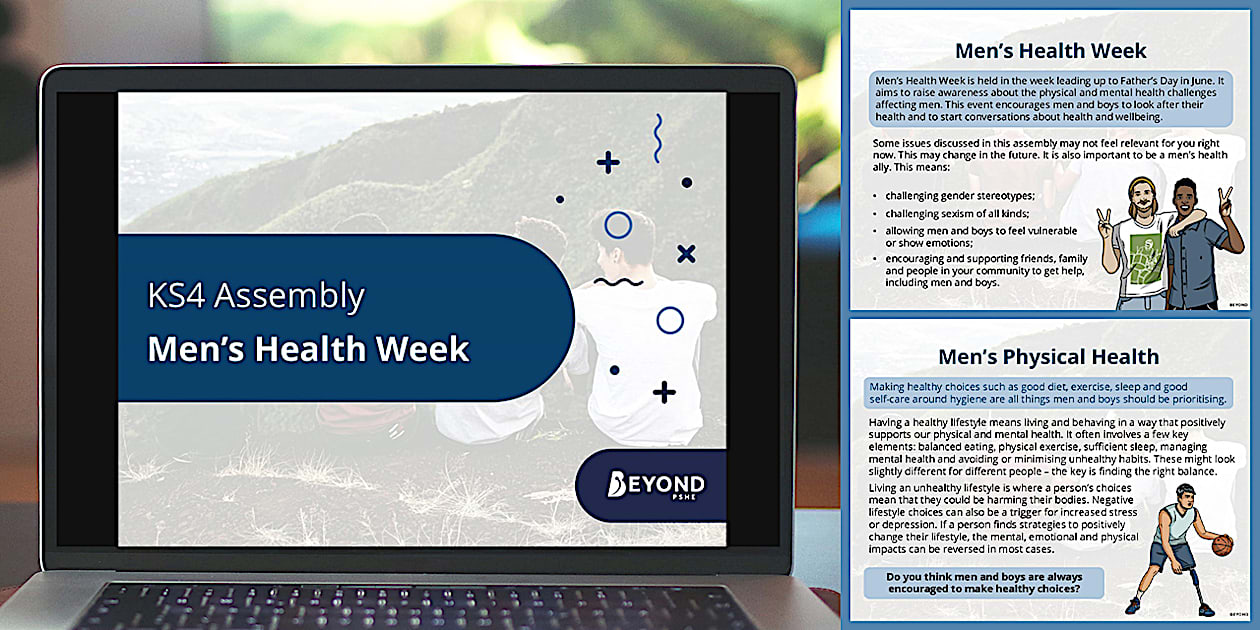 KS4 Men's Health Assembly (Teacher-Made) - Twinkl