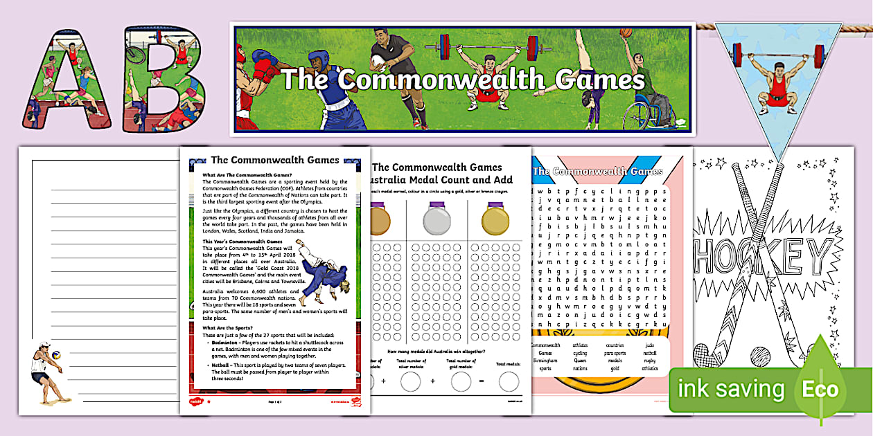 Commonwealth Games 3-6 Resource Pack (teacher made) - Twinkl