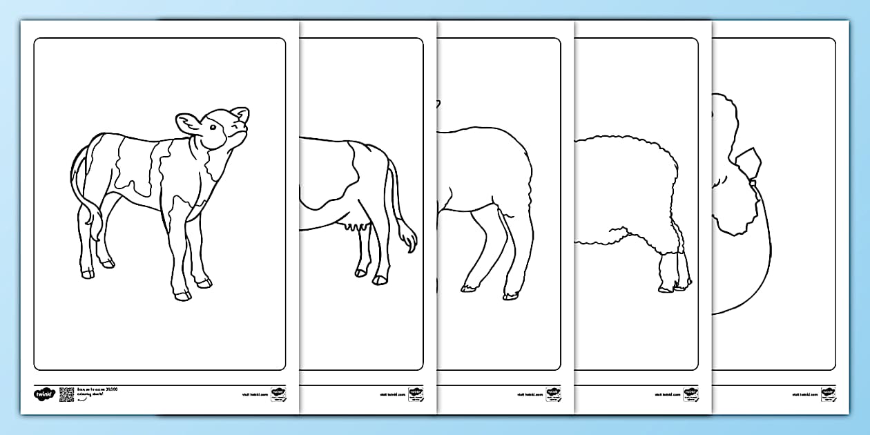 Printable Farm Animals Colouring Sheets | Parents Resource