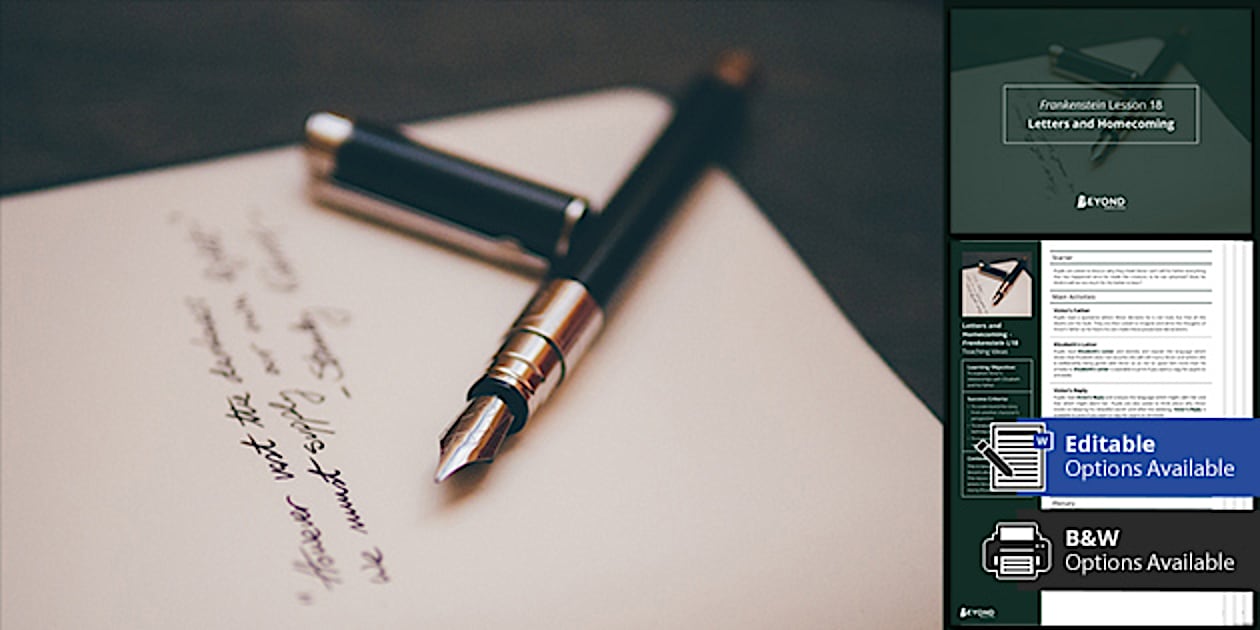 Elizabeth and Victor Frankenstein | Lesson Pack 18 | Beyond