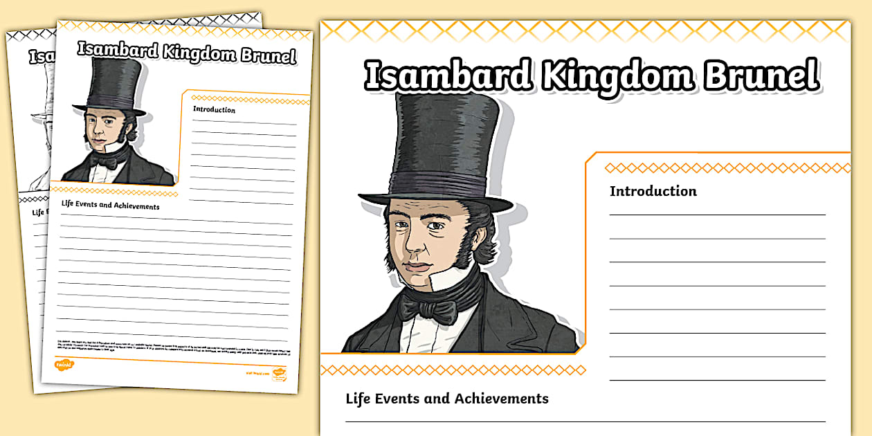 Isambard Kingdom Brunel Biography Template