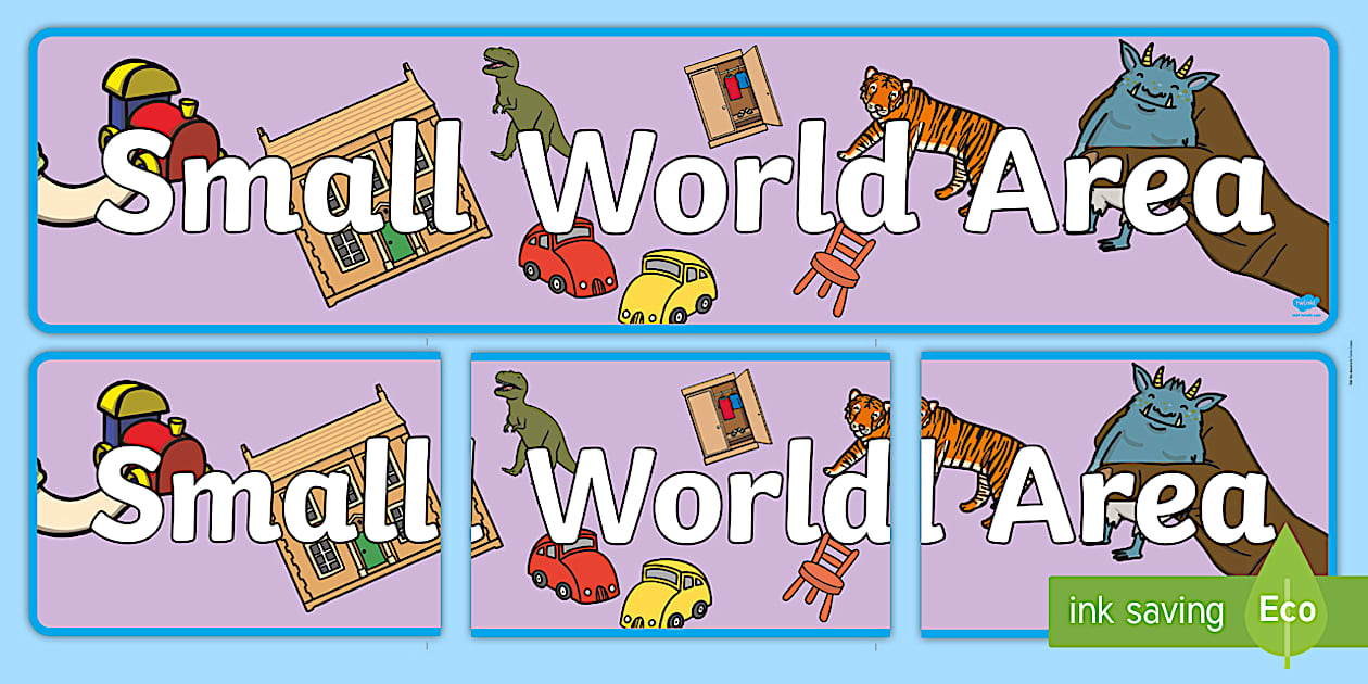 Small Word Area Display Banner (teacher made) - Twinkl