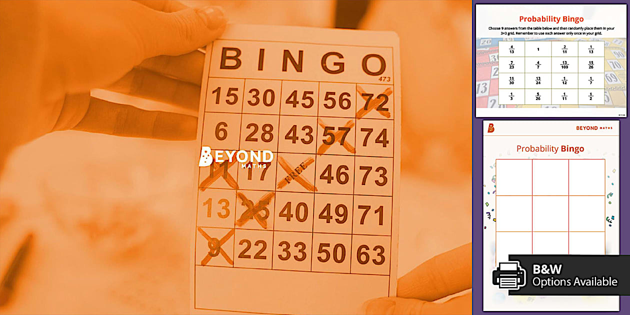 Probability Bingo (teacher made) - Twinkl
