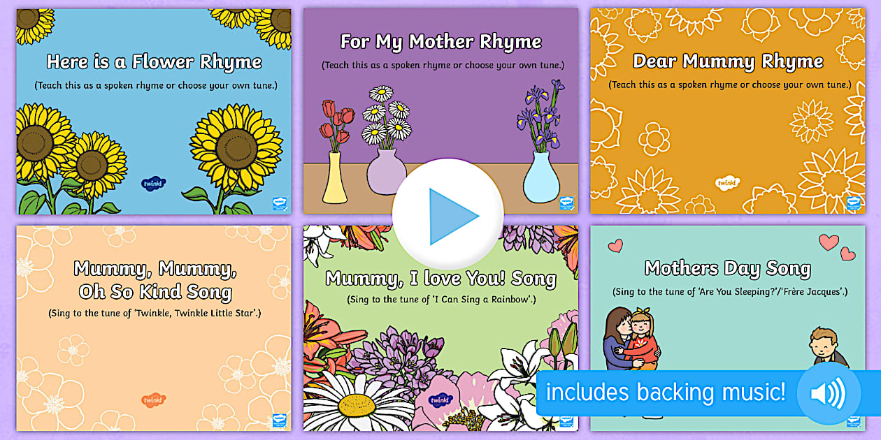 Mother’s Day Rhyme Resource Pack | Twinkl (teacher made)