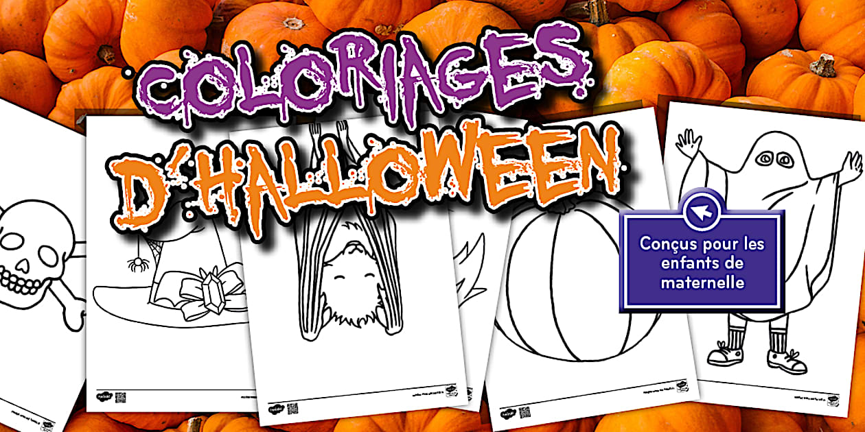 Coloriages d'Halloween pour la maternelle
