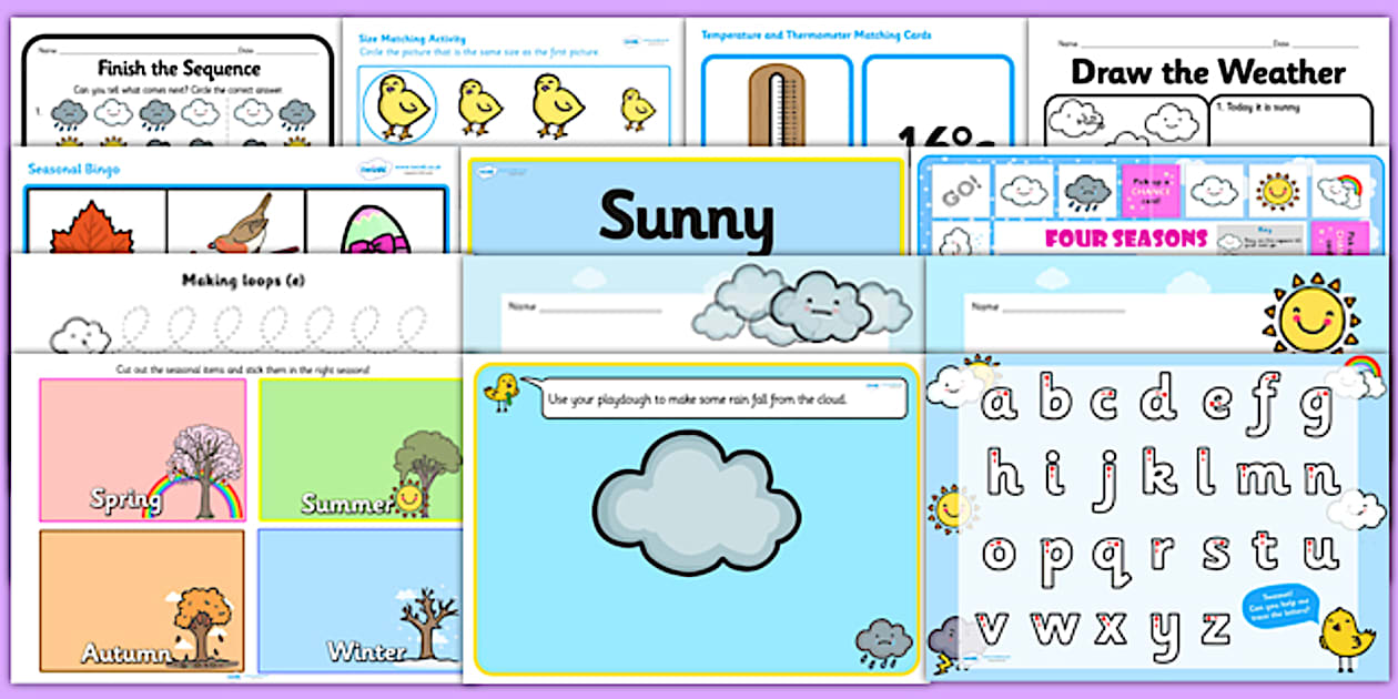 Weather Activity Pack (teacher made) - Twinkl