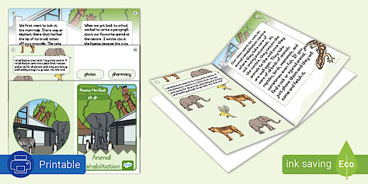 Grade 3 Phonics Mini Book -ph; -gh (teacher made) - Twinkl