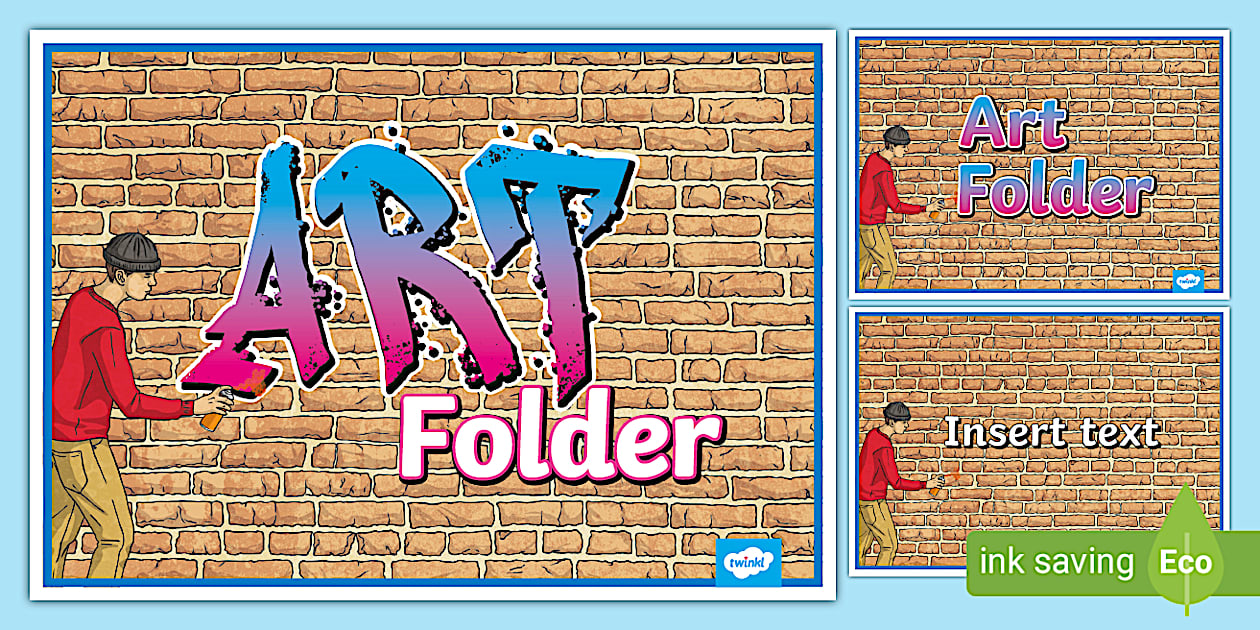 Graffiti Art Front Cover (teacher made) - Twinkl