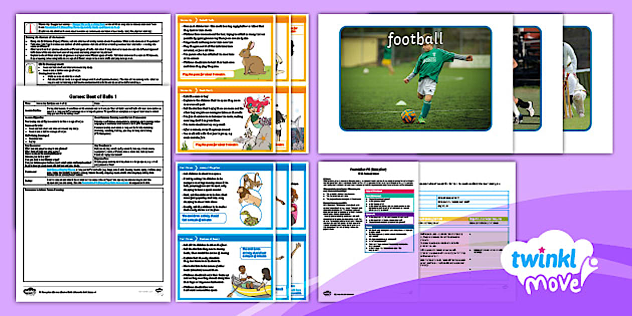 👉 Ball Handling Skills - Reception PE Games Lesson