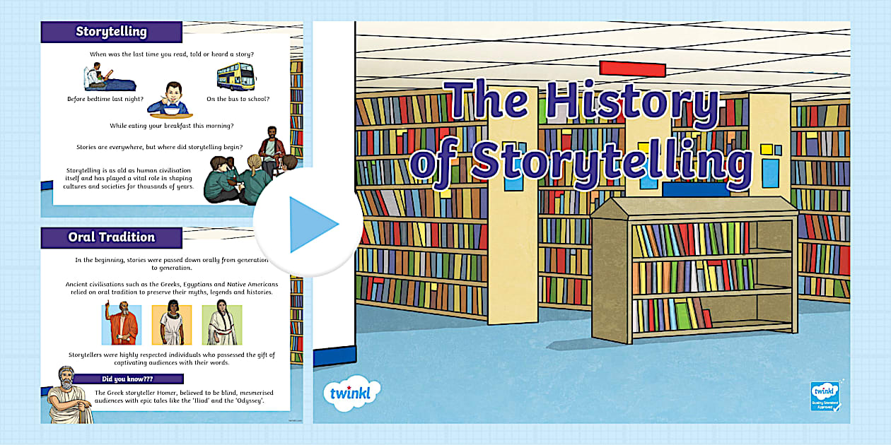 History of Storytelling PowerPoint | Twinkl - Twinkl