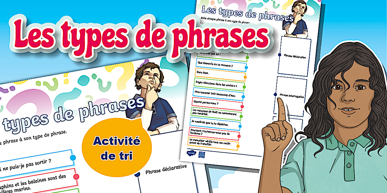Activité de paires : Les types de phrases