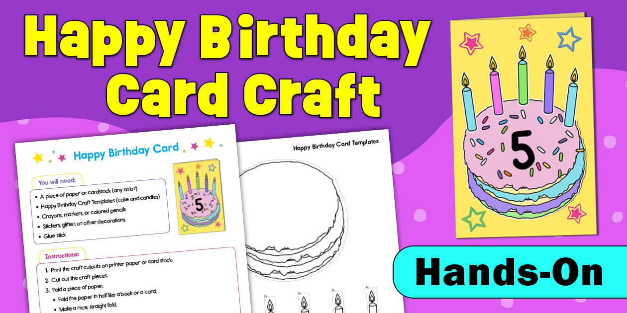 Happy Birthday Craft for Special Education
