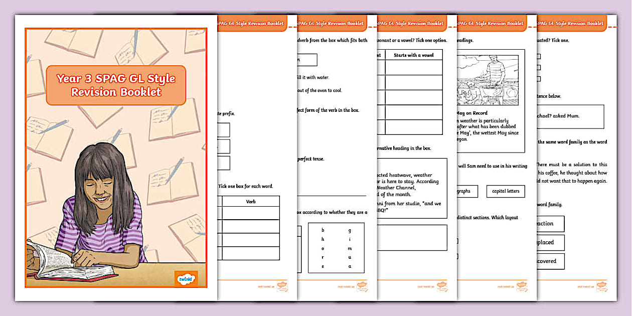 Year 3 SPAG GL Style Revision Booklet (teacher made)