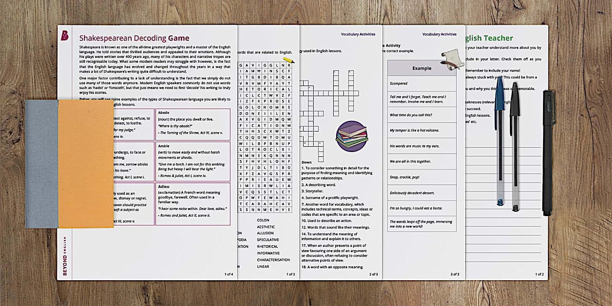 Back to School Pack - 9-10 English (teacher made) - Twinkl