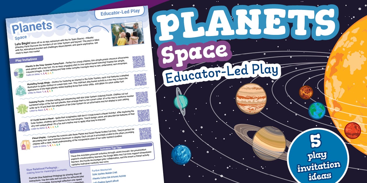 Space - Planets Educator-Led Play