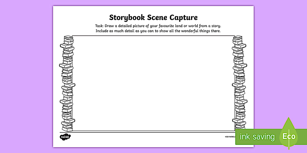 TAS Storybook Scene Capture Activity (teacher made) - Twinkl