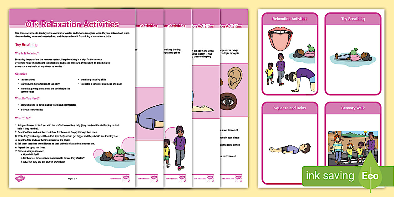 OT: Relaxation Activities (teacher made) - Twinkl