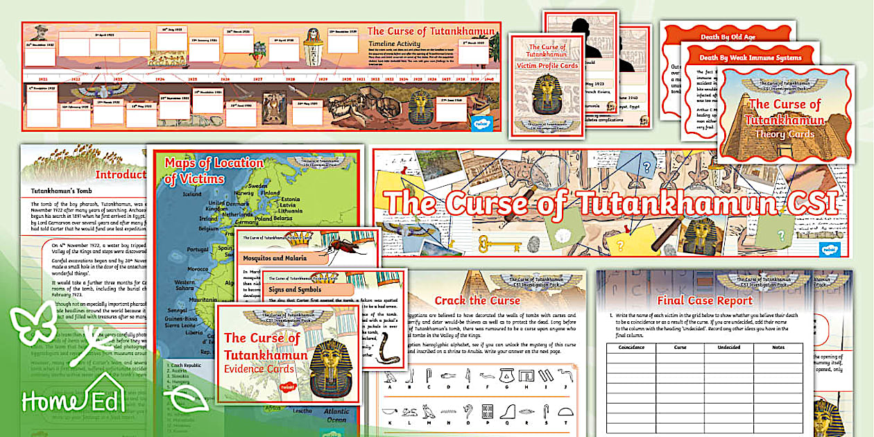 The Curse of Tutankhamun CSI Pack | Twinkl (teacher made)