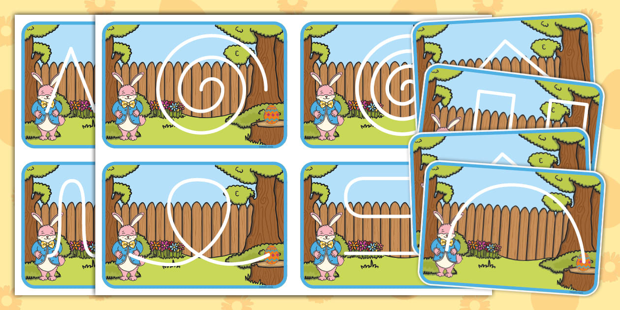 Easter Mark-Making Pattern Cards - Twinkl