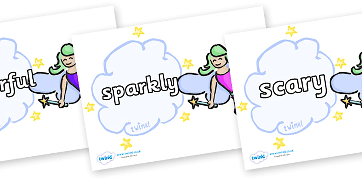 Cursive Wow Words on Fairies (teacher made) - Twinkl