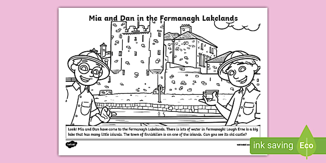 Mia and Dan in the Fermanagh Lakelands Activity