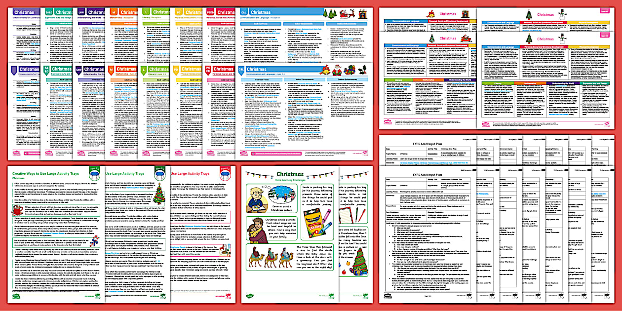 Kindergarten Ages 0-5 Christmas Bumper Planning Pack