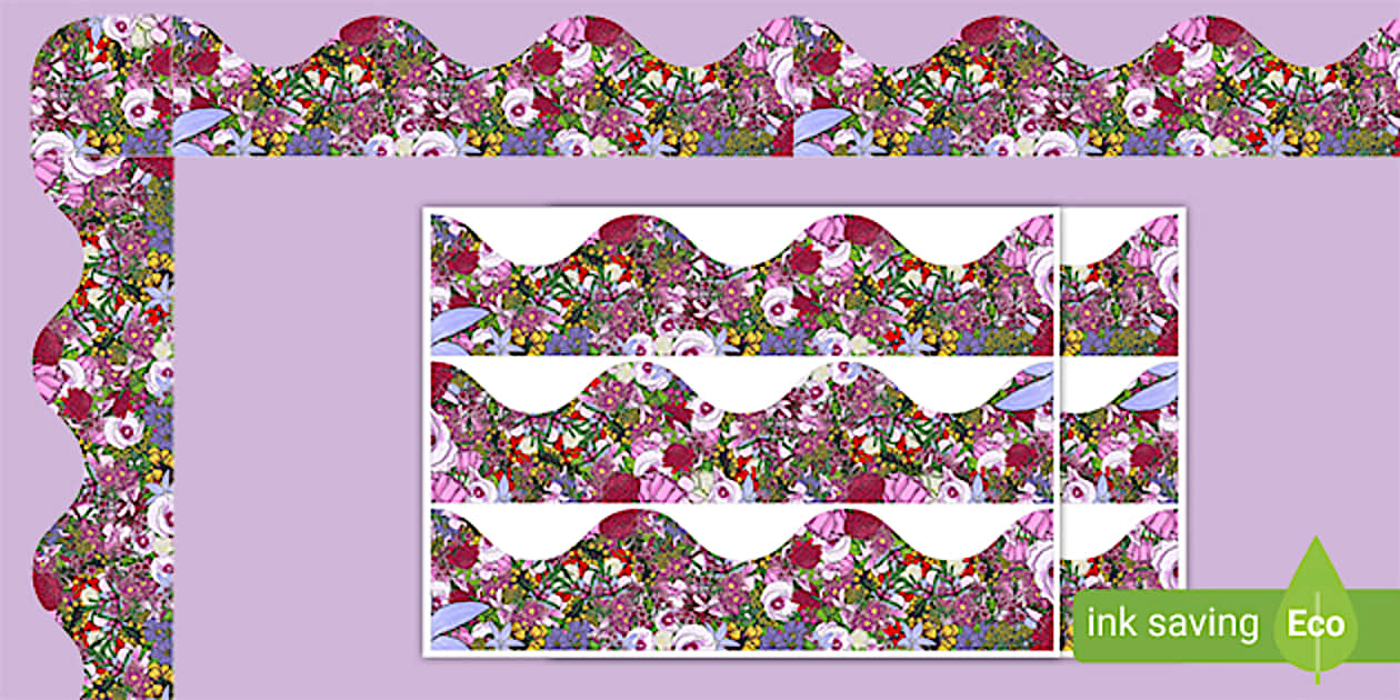 Australian Flora Borders | Australia Bulletin Board Ideas