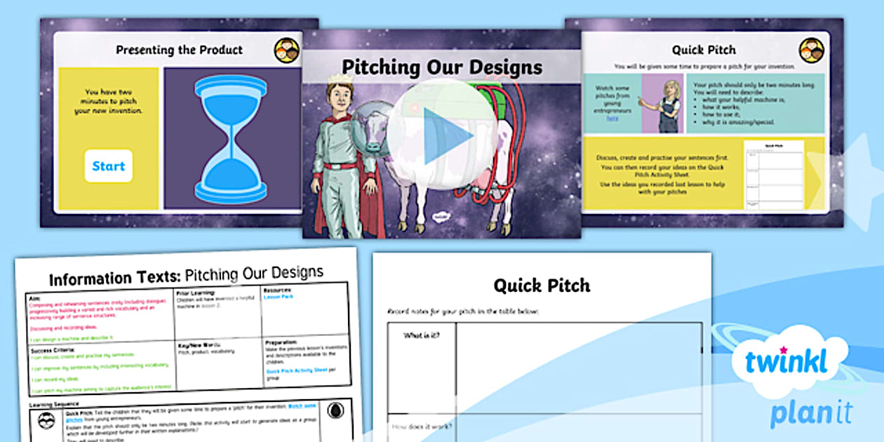 Space: The King of Space: Information Texts 3 Y3 Lesson Pack To Support