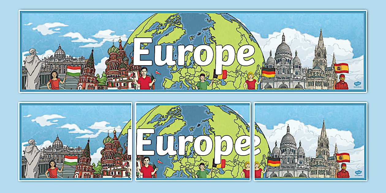 Europe Display Banner - Twinkl