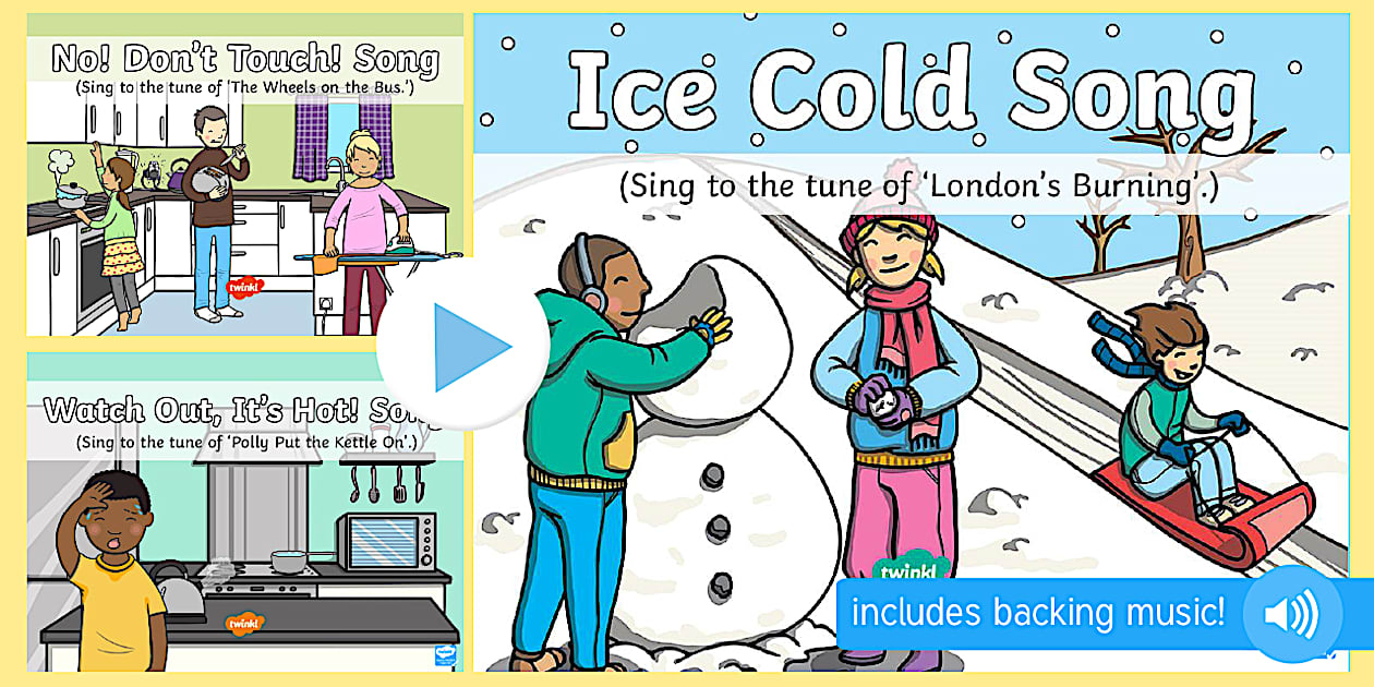 Hot and Cold Concept Songs and Rhymes PowerPoints Pack