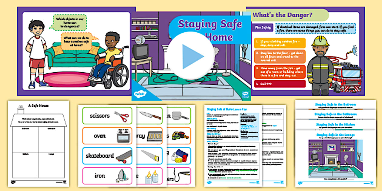 Staying Safe At Home | Lesson Pack | Foundation Phase