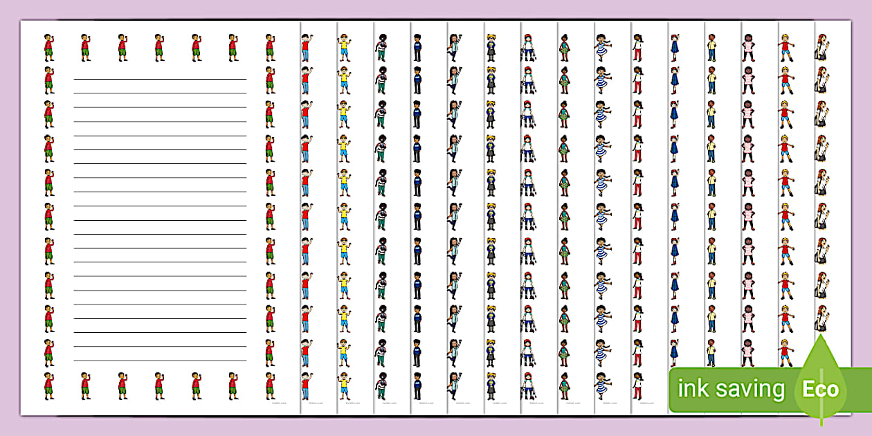 All About Me Page Borders, We Are All Different Pages