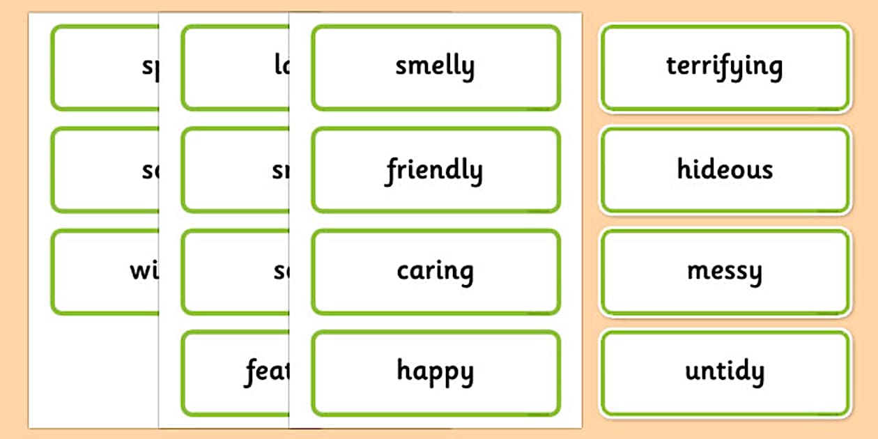 Cursive Describing Dinosaurs Word Cards (teacher made)