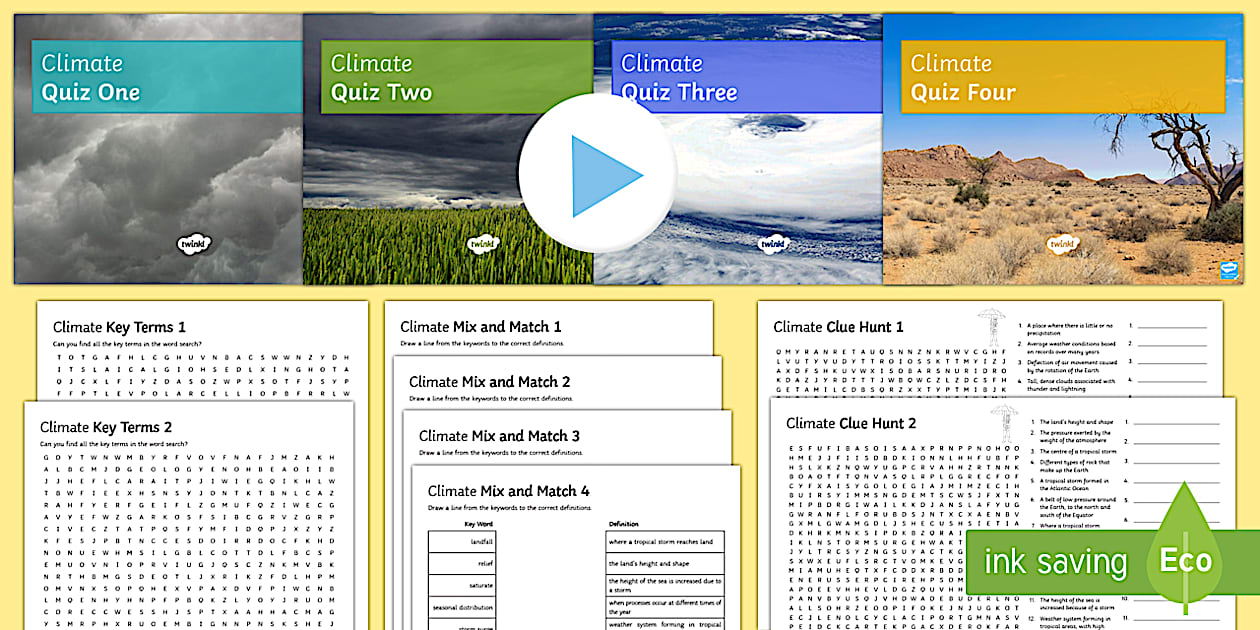 Climate Edexcel GCSE Activity Pack (teacher made) - Twinkl