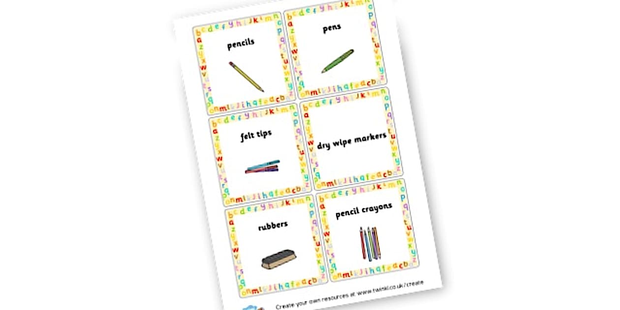 Resource Labels (teacher made) - Twinkl