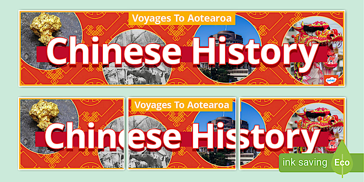 Voyages to Aotearoa - Chinese History - Display Banner