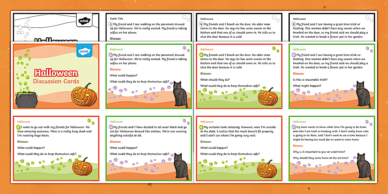 Halloween Discussion Questions | Safety | Twinkl USA