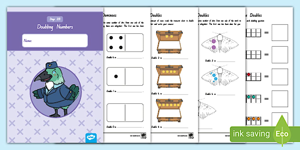 Stage 2/3 Doubling Numbers Activity Booklet (teacher made)
