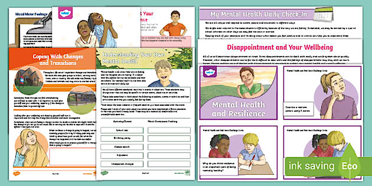 Mental Health UKS2 Resource Pack (teacher made) - Twinkl