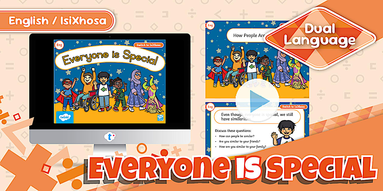 Grade 2 Life Skills Term 1 Everyone is Special Discussion PowerPoint (CAPS