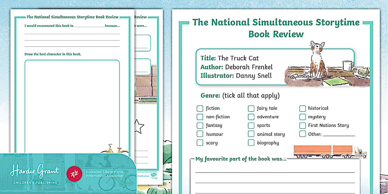 FREE! - NSS Book Review for 'The Truck Cat' by Deborah Frenkel