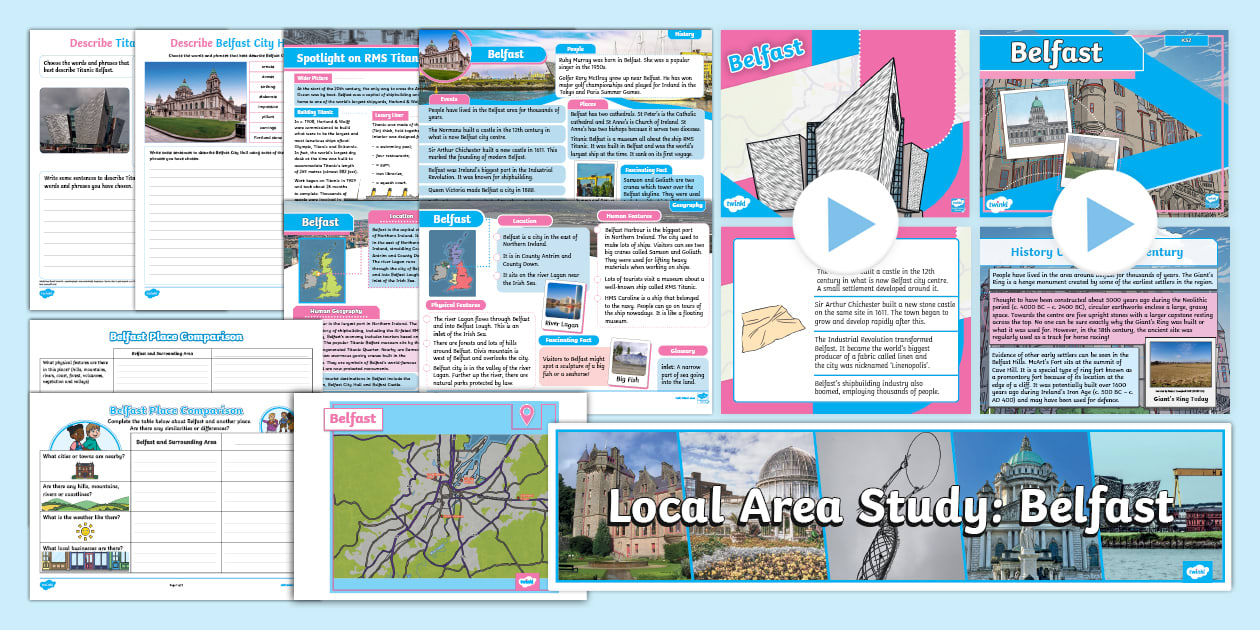 Belfast Local Area Study Teaching Pack (teacher made)