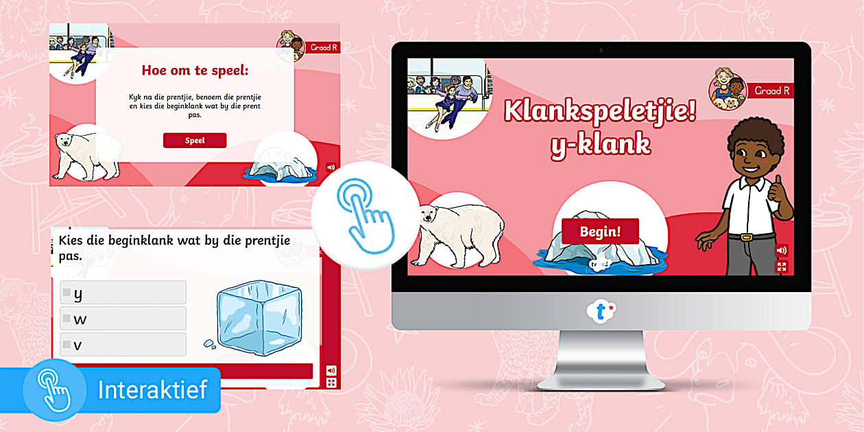 FREE! - Graad R Klanke Interaktiewe Speletjie y - Twinkl