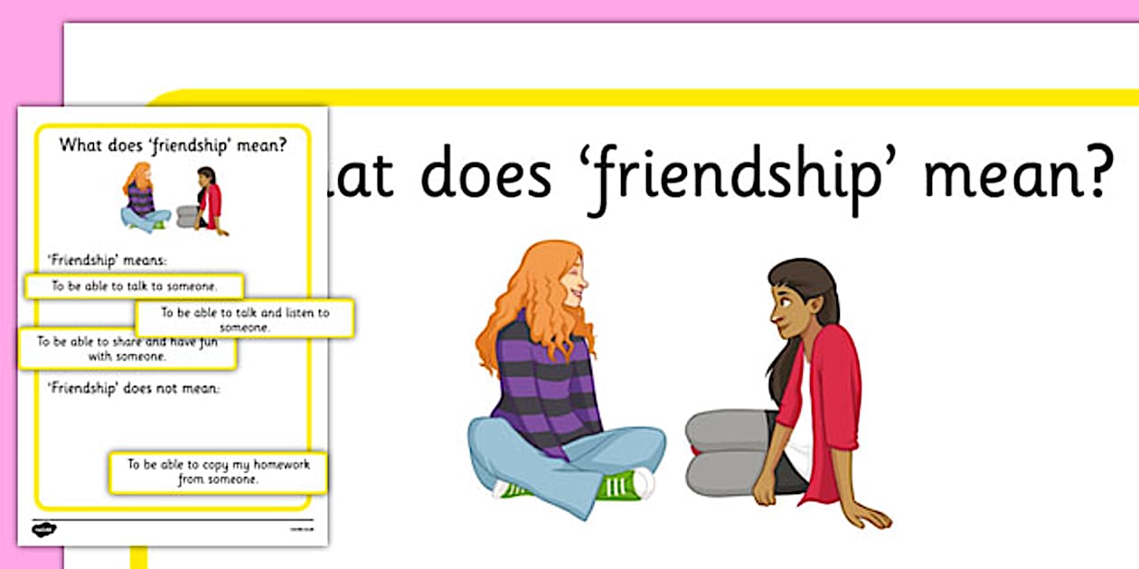 KS3 What Does Friendship Mean Sorting Activity - Twinkl