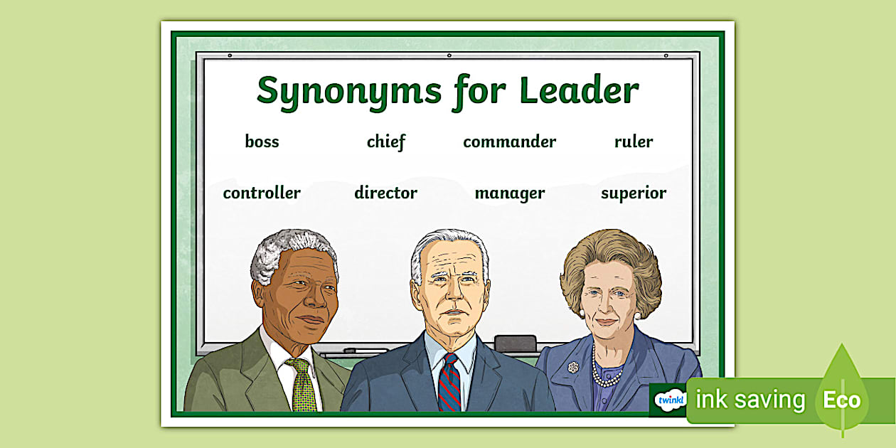 Words to Describe a Leader Word Mat (teacher made) - Twinkl