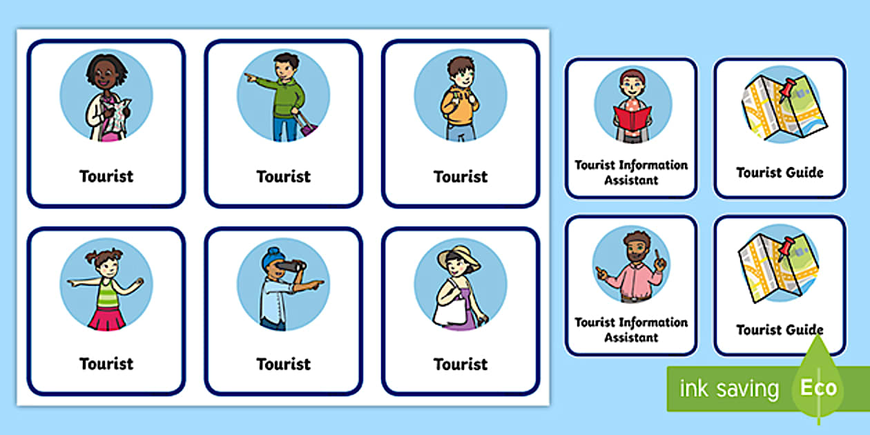 Sydney Tourist Information Role Play Badges (teacher made)
