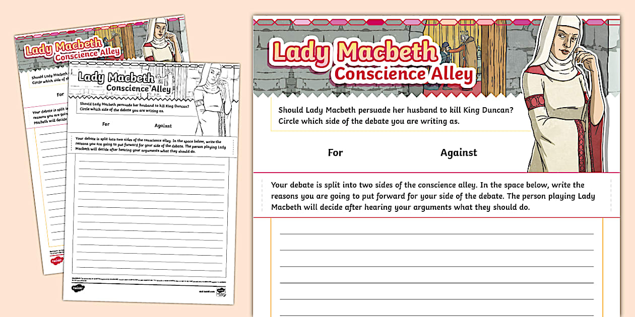 Lady Macbeth Conscience Alley Activity (teacher made)